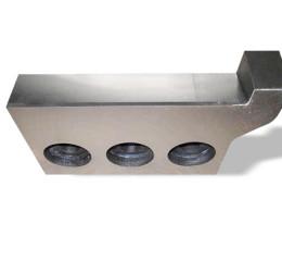 China Rolling Mill Flying Shear Blades 100x100x28mm 52-65 HRC for Deformed Steel Bar Cutting for sale