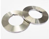 China Tungsten Steel Round Blade Double Bevels Slitting Knife 200mm Diameter for Sheet Metal Cutting for sale