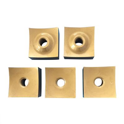 China Single Shaft Industrial Shredder Blades 270mm D2 Tool Steel 58-60 HRC for Plastic Rubber Metal Recycling for sale