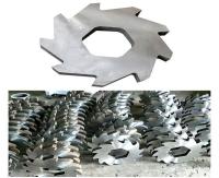 China HSS Plastic Shredder Blade 58-60 HRC Shear Blade for Scrap Metal Cutting Custom Size for sale