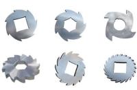 China Double Shaft Shredder Blades 58-60 HRC D2 Tool Steel for Plastic Paper Waste Recycling for sale