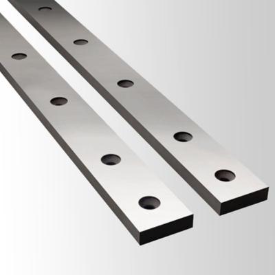 China Hydraulic Shear Blade Slitting Knife for Sheet Metal Guillotine Custom Size H13 D2 for sale