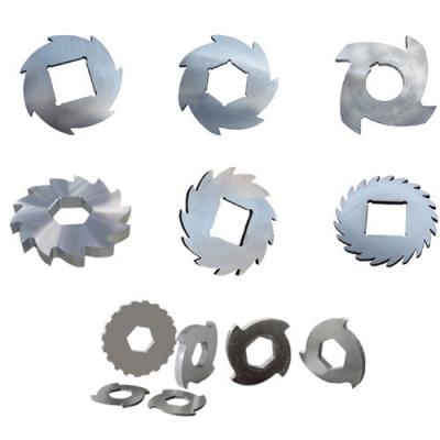 China Double Shaft Shredder Blades Metal Plastic Shredder Knife HRC58-65 Custom Size for sale