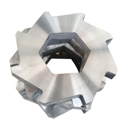 China Plastic Shredder Crusher Blades Double Shaft Cutting Knife 58-60 HRC SKD11 for sale