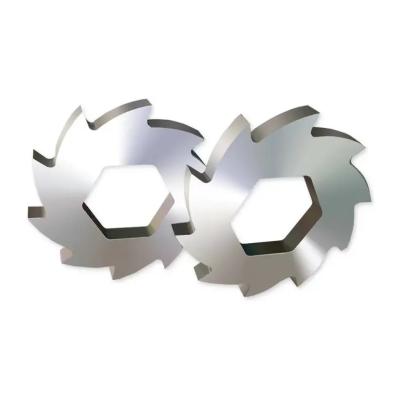 China Double Shaft Plastic Shredder Blades 9CrSi SKD-11 Hardness HRC50-63 for Recycling for sale