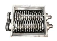 China Double Shaft Plastic Shredder Blade 58-60 HRC Hardness for PET Tire Metal Shredder for sale