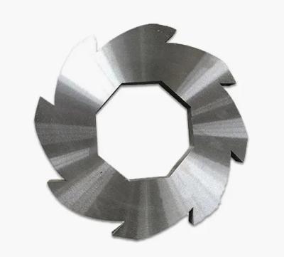 China Double Roller Plastic Shredder Blades For Wood Pipe Crusher for sale