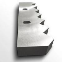 China Single Shaft Shredder Blades 58-60 HRC for Rubber Tire Plastic Metal Recycling for sale
