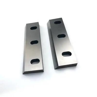 China Industrial Waste Shredder Blades 60 HRC D2 Tool Steel 270 mm for Wood Pet Bottles Recycling for sale