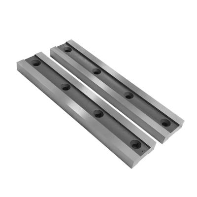 China Industrial Plastic Shredder Blades D2 270mm Single Shaft Crusher Knives for Waste Recycling for sale