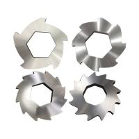 China Cr12MoV Hydraulic Plate Shearing Machine Metal Double Shaft Shredder Blades 58-60 HRC for sale