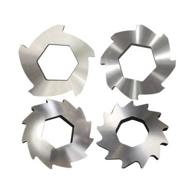 China Cr12MoV Hydraulic Plate Shearing Machine Metal Double Shaft Shredder Blades 58-60 HRC for sale