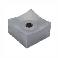 China Single Shaft Shredder Spare Blade 50x50x30mm Plastic Bottle Crusher Knife for Recycling for sale