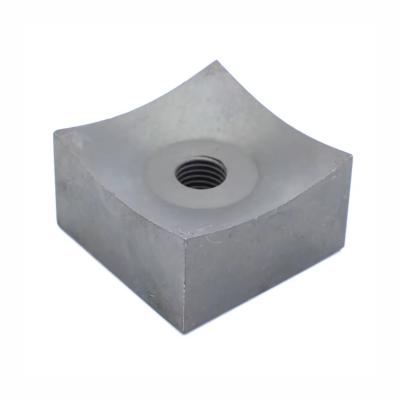 China Single Shaft Shredder Spare Blade 50x50x30mm Plastic Bottle Crusher Knife for Recycling for sale
