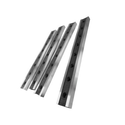 China Tungsten Carbide Wood Crusher Blades Knives HRC 56-58 for Tire Shredder Recycling for sale
