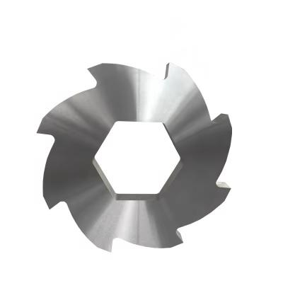 China Custom D2 Steel Industrial Shredder Blades 40x40x25mm for Plastic Wood Recycling for sale