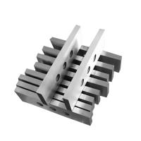 China Cr12MoV Shredder Blade for Plastic Tire Metal Recycling 58-60 HRC Custom Size for sale