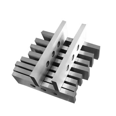 China Cr12MoV Shredder Blade for Plastic Tire Metal Recycling 58-60 HRC Custom Size for sale