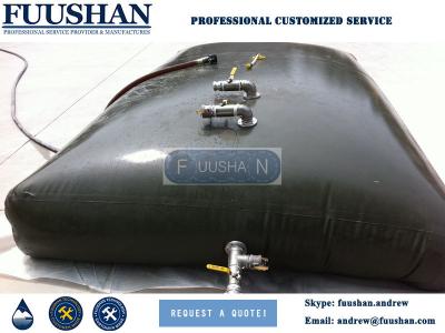 China Fuushan Stylish Eco-Friendly Flexible Durable Movable Strong Collapsible Poly Ethylene Storage Water Tank For for sale