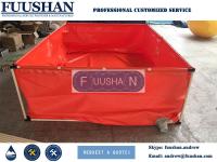 China Fuushan Cheap Custom Design Plastic PVC Outdoor Garden Foldable Fish Pond for sale