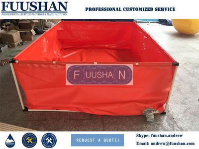 China Fuushan Cheap Custom Design Plastic PVC Outdoor Garden Foldable Fish Pond for sale