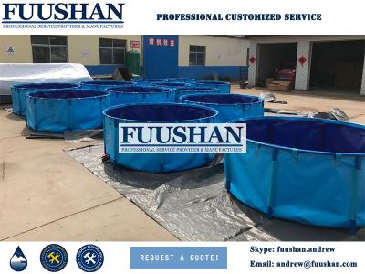 China Fuushan Flexible And Foldable Waterproof Folding Square Fishing Pond for sale
