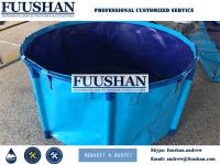 China Fuushan Round&Square Collapsible PVC Fabric Fish Farm Fish Transportation Tank for sale