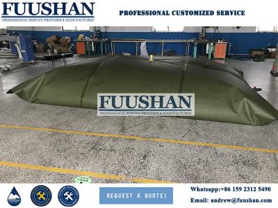 China Fuushan Customize Durable Folding High Capacity Water Tank with PVC Coated Material for sale
