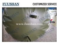 China Chinese Manufacturer PVC Flexible Red Mud Home Use Storage Balloon Biogas Bag for sale