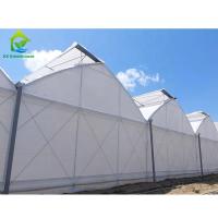 China Multi Span Aluminum Tunnel Greenhouse for Flowers Vegetables Plant for sale