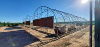 China High Efficiency Agricultural Multi Span Greenhouse 200micro PE Film Covered for sale