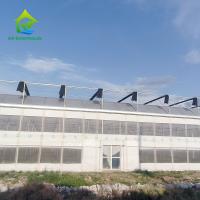 China Commercial Agricultural Multi Span Plastic Film Greenhouse With Shade Net for sale