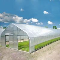 China Single-span Tropical UV Treated Plastic Film Greenhouse for sale