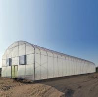 China Single-span Tropical UV Treated Plastic Film Greenhouse for sale