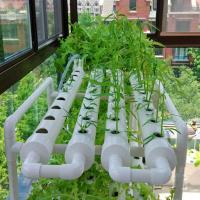 China Greenhouse Farming Soilless Hydroponic NFT PVC Pipe Tube Growing System for sale