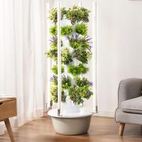 China Custom 5/7/9 Layers Soilless Hydroponic System Grow Tower For Indoor Farming for sale