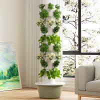 China Custom 5/7/9 Layers Soilless Hydroponic System Grow Tower For Indoor Farming for sale