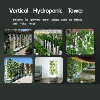 China Custom 5/7/9 Layers Soilless Hydroponic System Grow Tower For Indoor Farming for sale
