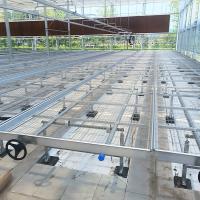 China Heavy Duty Ventilated Wire Mesh Commercial Greenhouses Tables for Plant Seedling Raising for sale