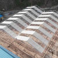 China Single Layer Stable Structure Poly Tunnel Greenhouse for Agricultural Retractable Film Automated for sale