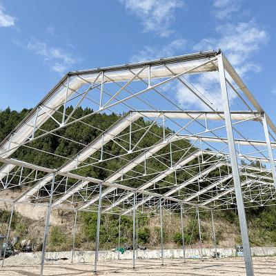 China Single Layer Stable Structure Poly Tunnel Greenhouse for Agricultural Retractable Film Automated for sale
