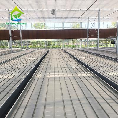 China Customized Flower Growing Indoor Seedbed Nursery Grow Table Rolling Bench For Sale for sale