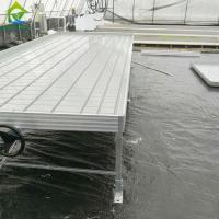 China Ebb Flood Agricultural Hydroponic 4x8Ft Grow Table Seedbed Rolling Bench Movable for sale