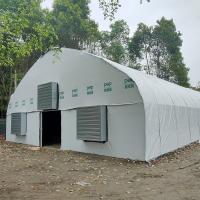 China Black White Film Single Span Small Tunnel Custom Light Deprivation Greenhouse for sale