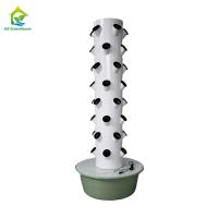 China Vertical 5 Holes Each Layer Custom Multi-layer Petal Hydroponic Tower for Lettuce for sale
