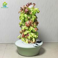 China Vertical 5 Holes Each Layer Custom Multi-layer Petal Hydroponic Tower for Lettuce for sale
