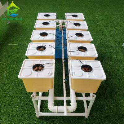 China Soilless Cultivation Hydroponics Bato Pot Dutch Bucket Planting Set for sale