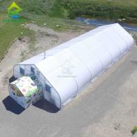 China Single-span Tunnel TFS Curved Top PC Light Deprivation Greenhouse with Custom Logo for sale