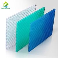China Honeycomb Greenhouse Cover Materials 4 Layer Polycarbonate Sheets For Greenhouse for sale
