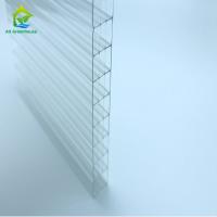 China 1.2g/Cm2 Anti Snow Greenhouse Polycarbonate Sheets 6mm Twin Wall Polycarbonate Panels for sale